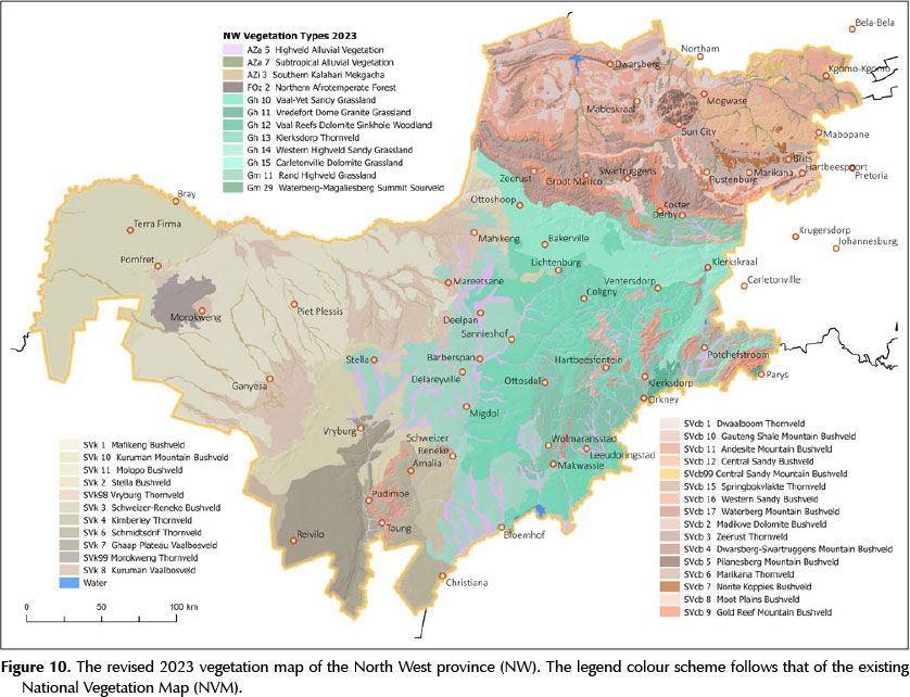 Revision of the North West province, South Africa, vegetation map