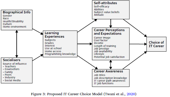 An IT career choice model