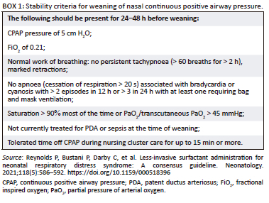 Management of neonates with respiratory distress syndrome in resource ...